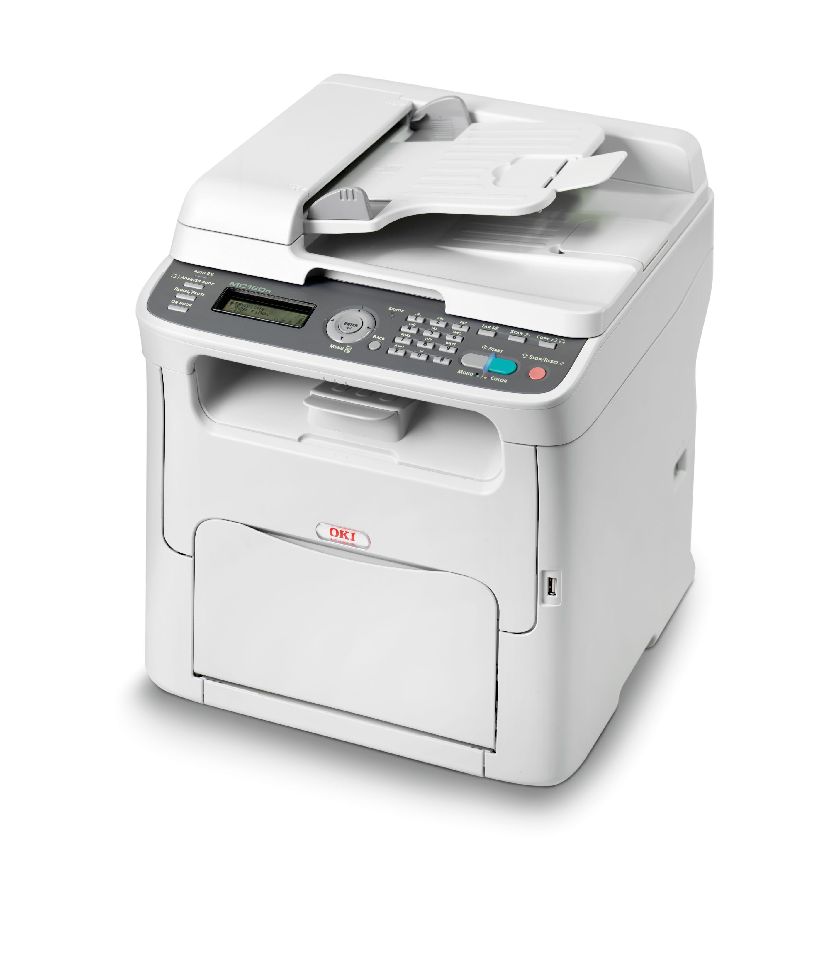 01267601 - OKI - Impressora multifuncional MC160n laser colorida 20 ppm ...